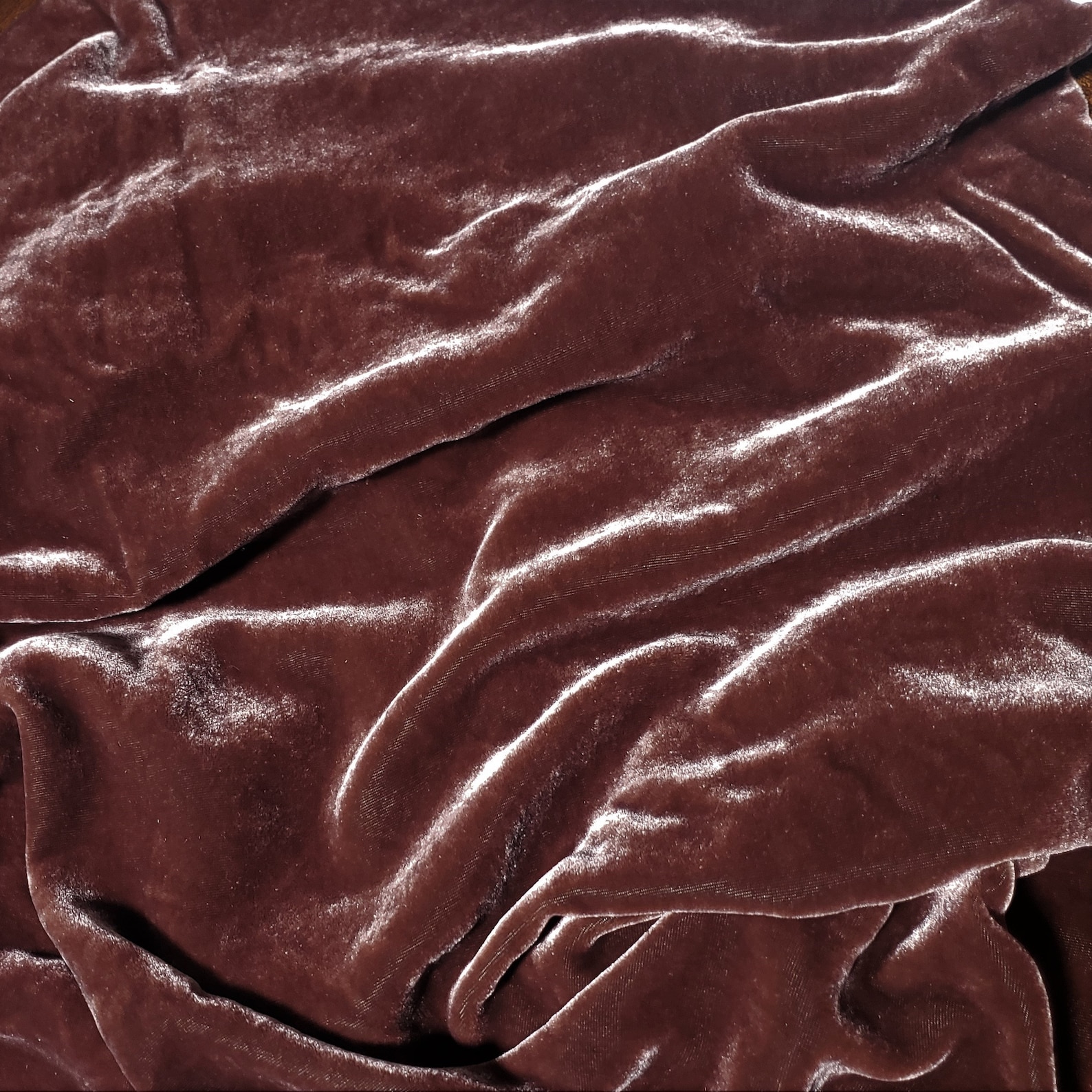 RUST Hand Dyed Silk Velvet Fabric - Etsy