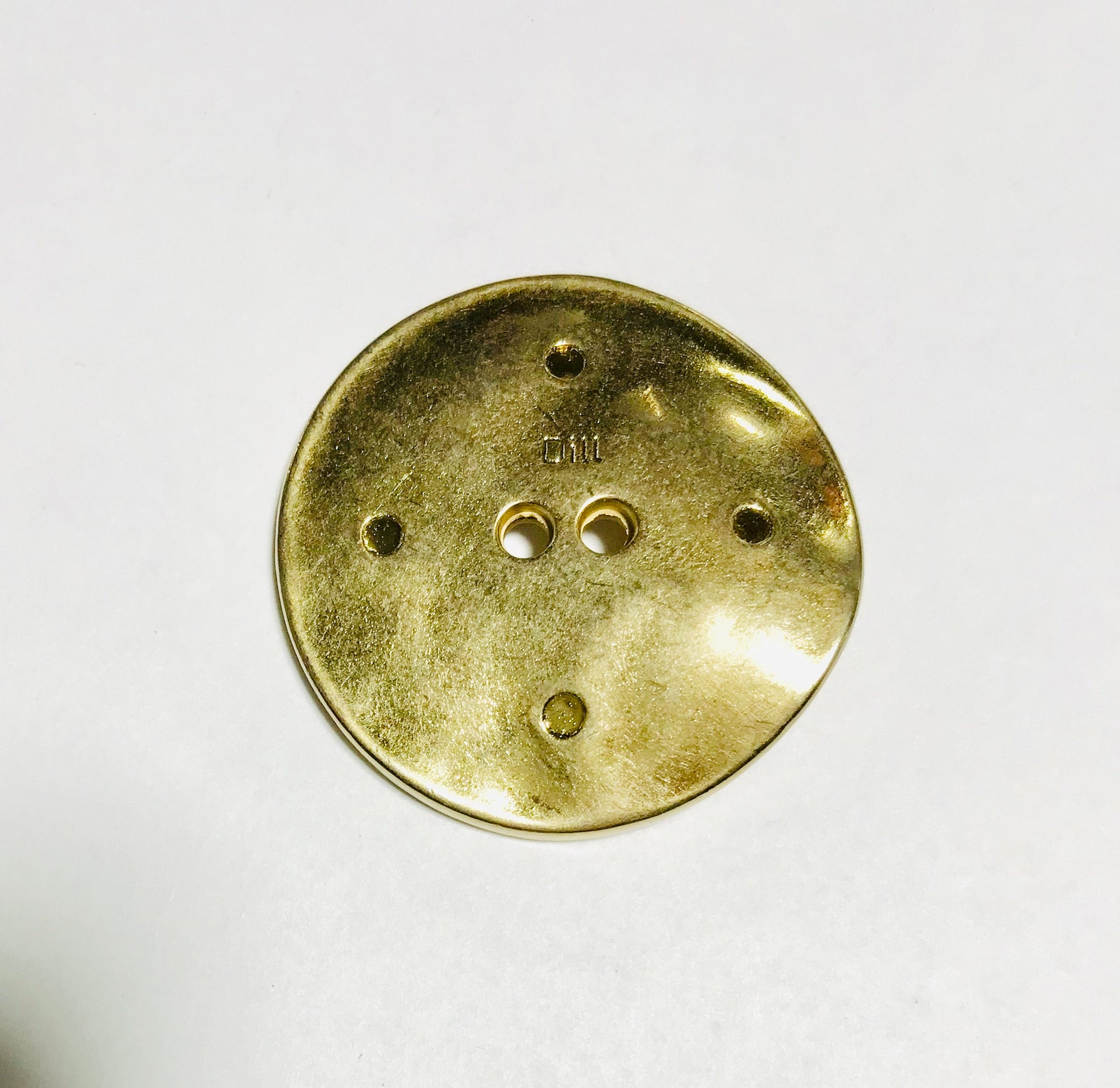 Large Gold Metal Button 40mm / 1 1/2 Dill Buttons - Etsy