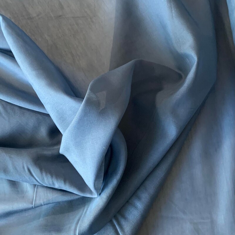 Baby Blue Cotton Fabric - Etsy