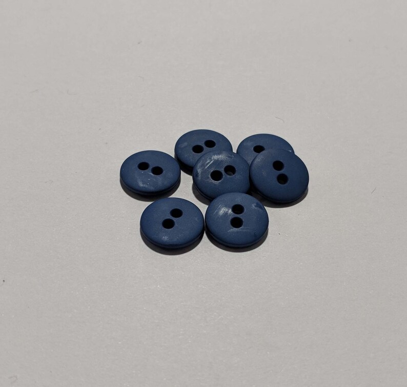 Dusty Blue Round 2 Hole Plastic Button 13mm / 1/2 Inch | Etsy
