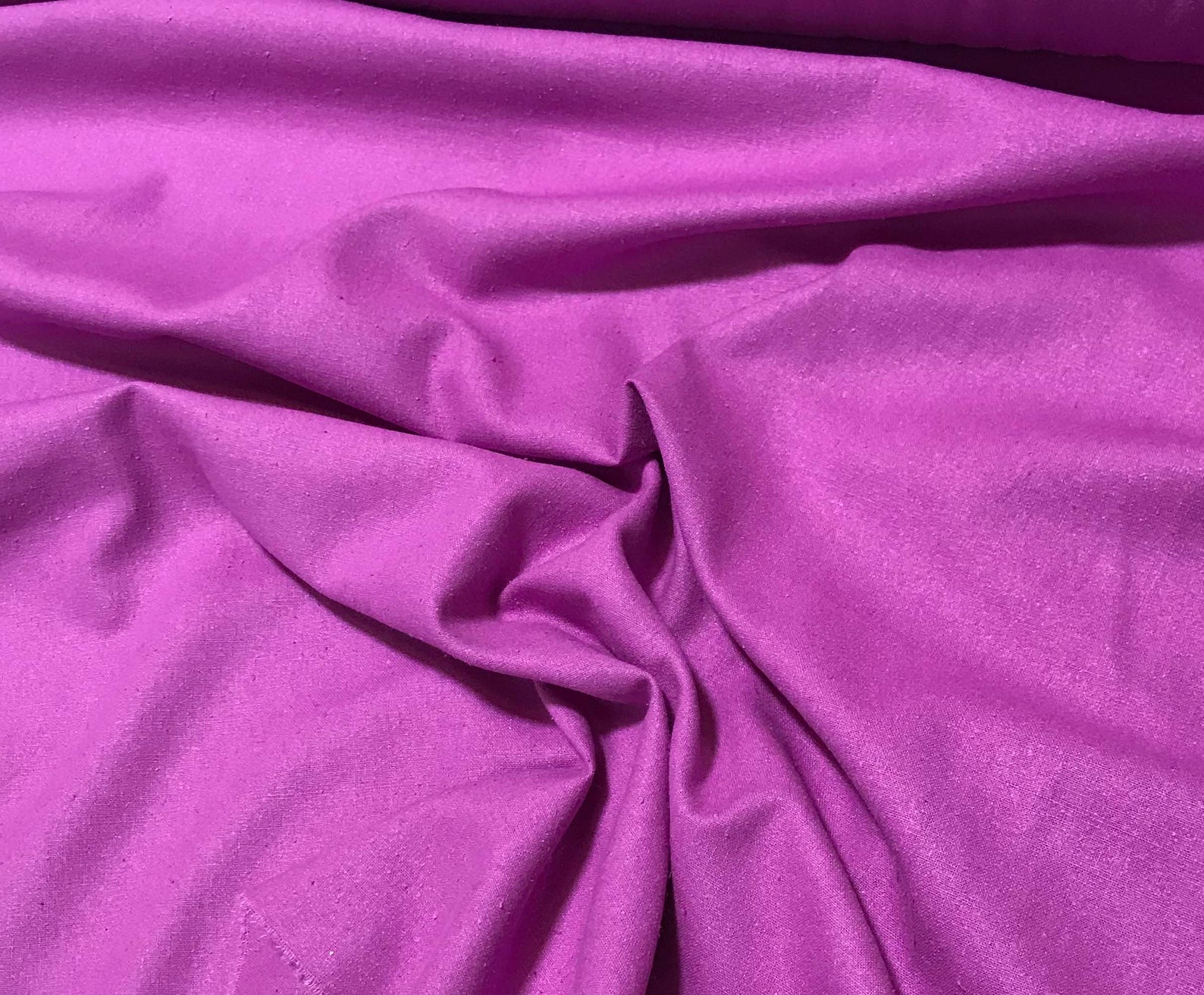 BRIGHT LILAC Raw Silk NOIL Fabric - Etsy