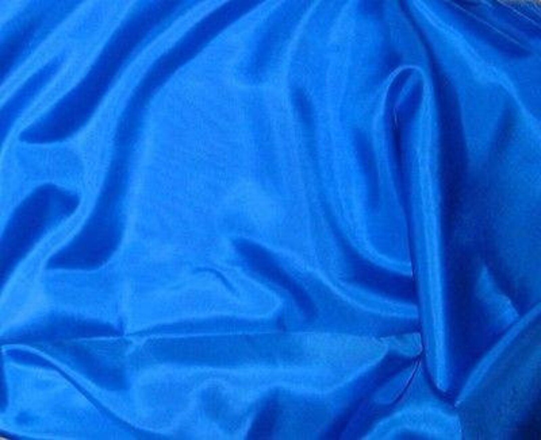 ROYAL BLUE China Silk HABOTAI Fabric - Etsy