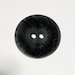 Black Extra Large Wood Grain Plastic Button - 54mm / 2 1/8 Inch - Dill ...