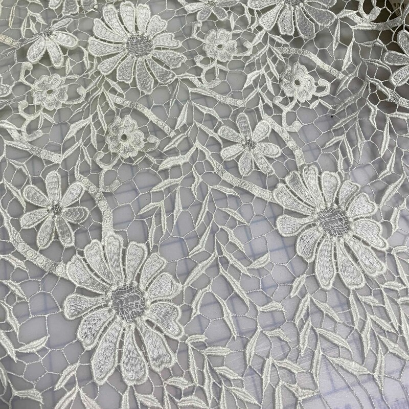 Daisy Lace Fabric - Etsy UK