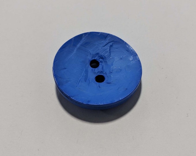 Large Round Royal Blue Polyamid Plastic Button 45mm /1 3/4 - Etsy