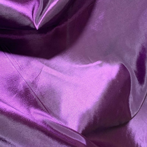 Purple Taffeta Fabric - Etsy
