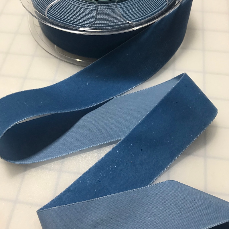 Blue Velvet Ribbon - Etsy