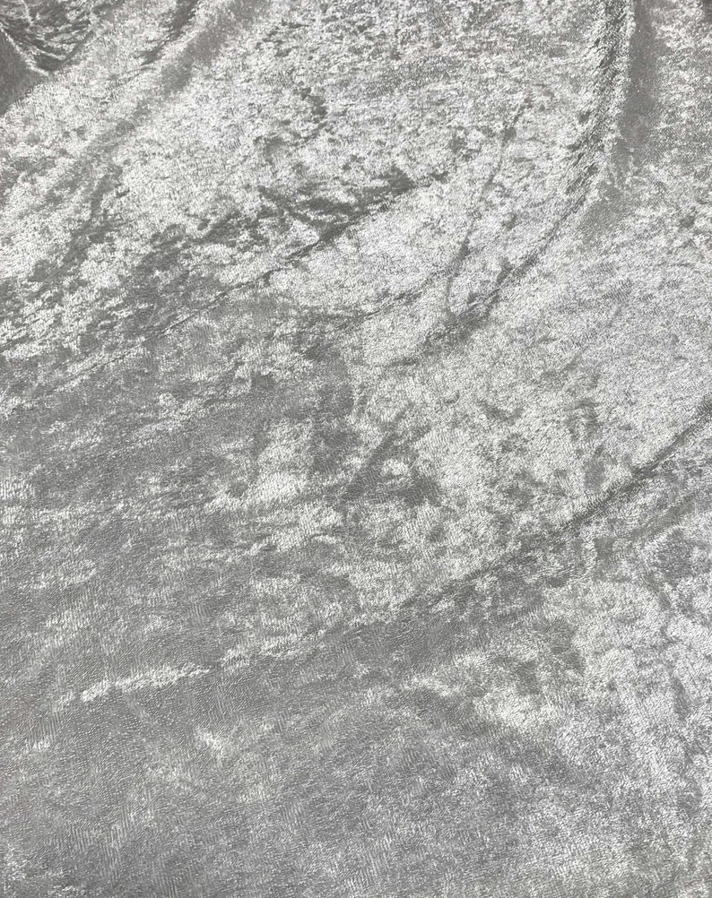 White Polyester Crushed Velvet Fabric - Etsy