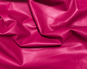 Hot Pink Leather | Etsy
