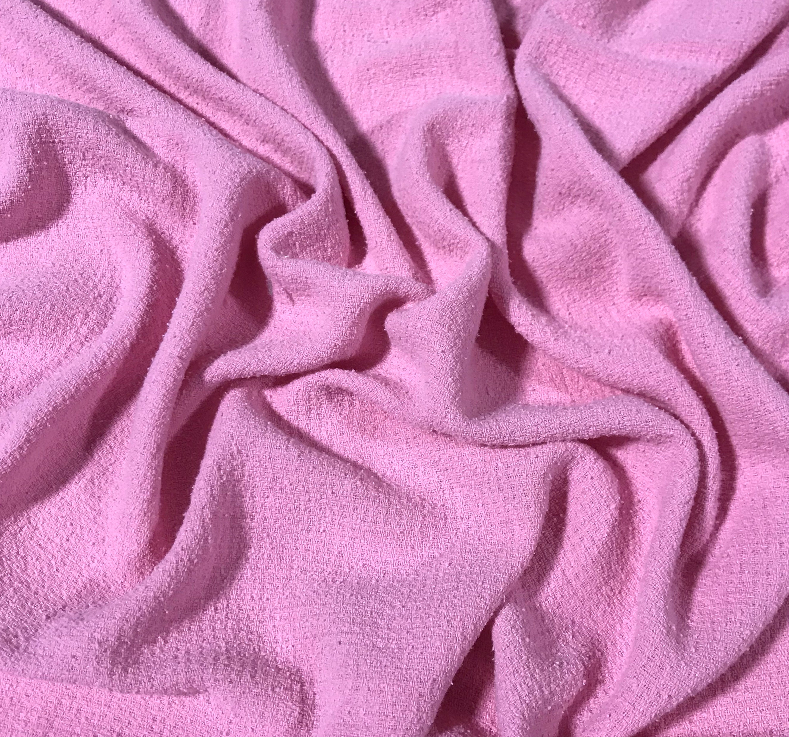 BALLERINA PINK Hand Dyed Raw Silk Squares Weave Check NOIL Fabric - Etsy