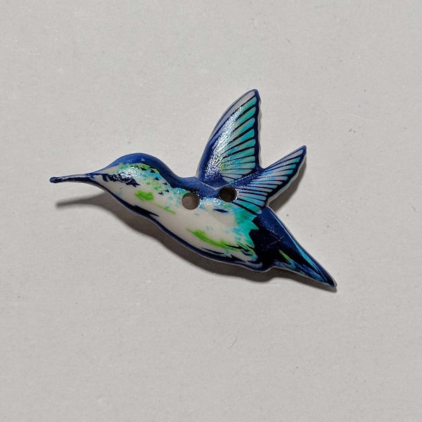 Hummingbird Buttons - Etsy