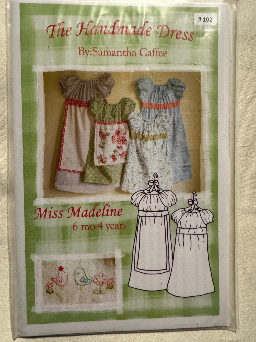 The Handmade Dress Sewing Pattern, Miss Madeline Child’s Dress Pattern ...