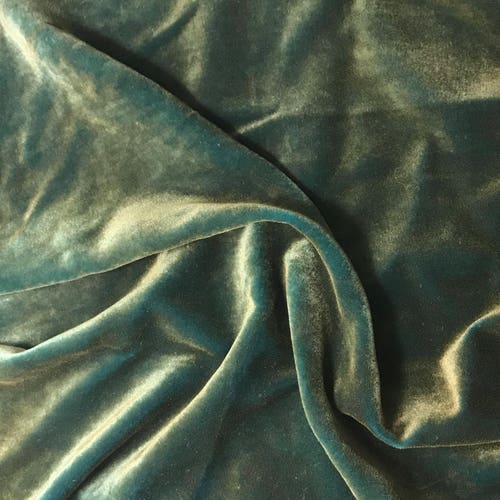 Silk Velvet Fabric Hand Dyed Velvet - Etsy