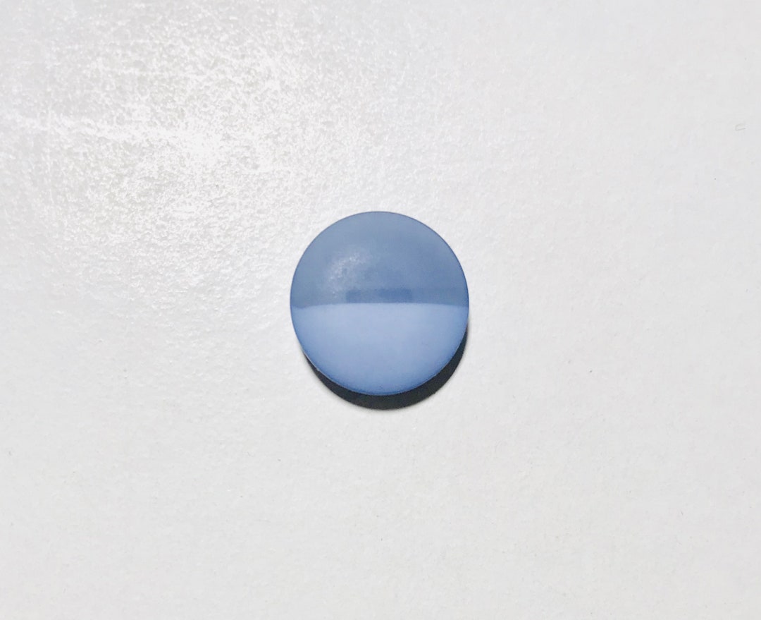 Two Tone Periwinkle Blue Plastic Button - Dill Buttons Brand (2 Sizes ...