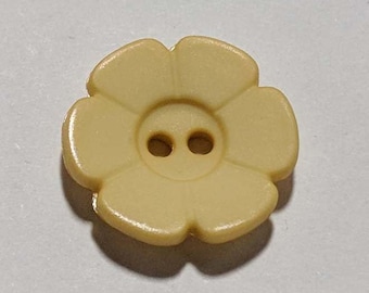 Pink Daisy Flower Plastic Button - 15mm / 5/8 Inch - Dill Buttons - Set ...