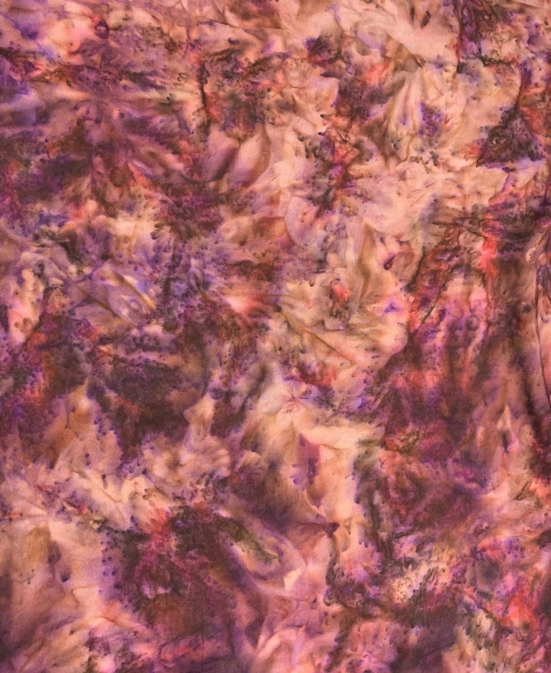 Maroon Peach Watercolor Batik - Batik by Mirah Rayon Fabric - Etsy