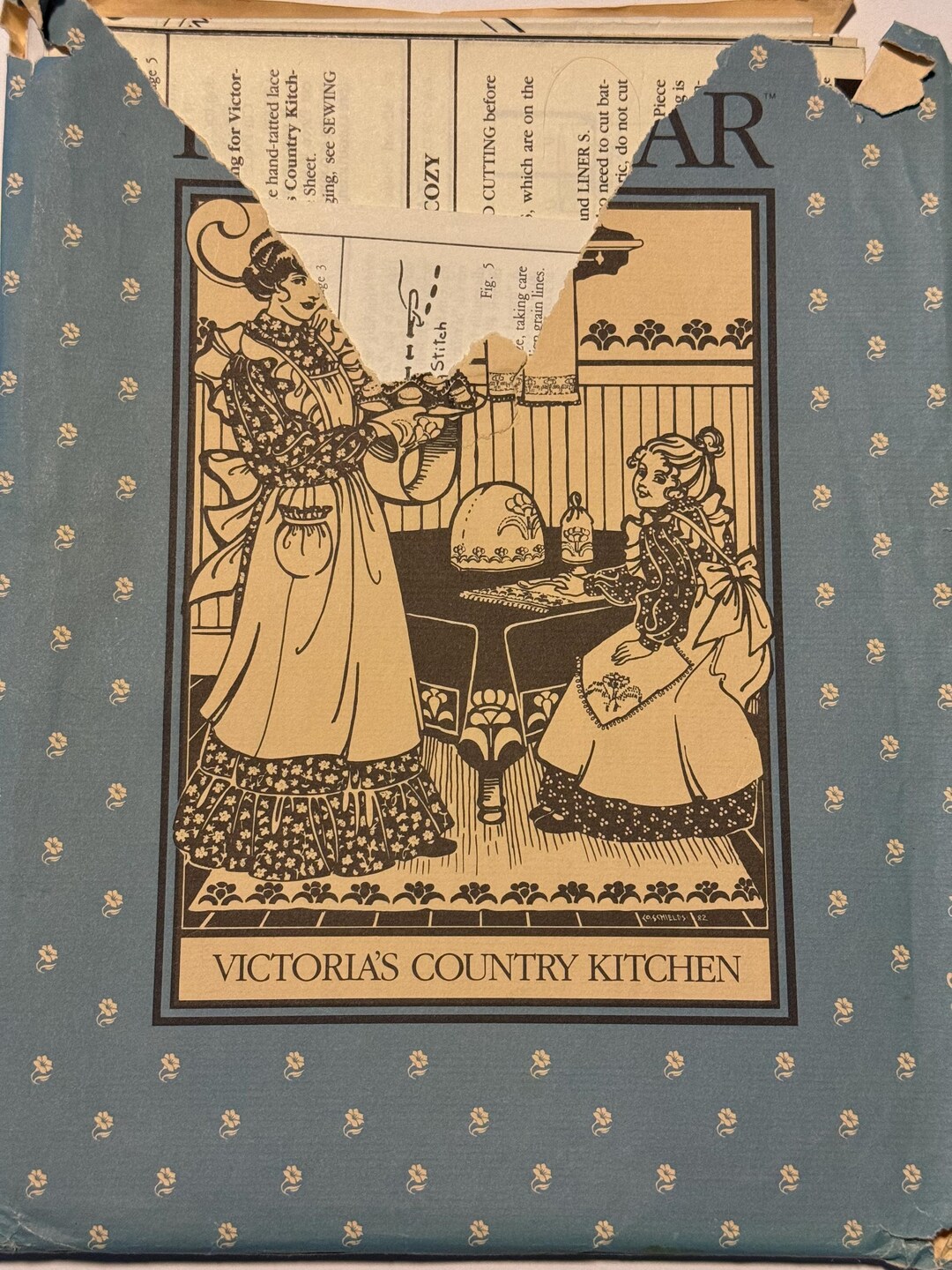 Vintage 1982 Victoria's Country Kitchen Folkwear Pattern #301 - Etsy