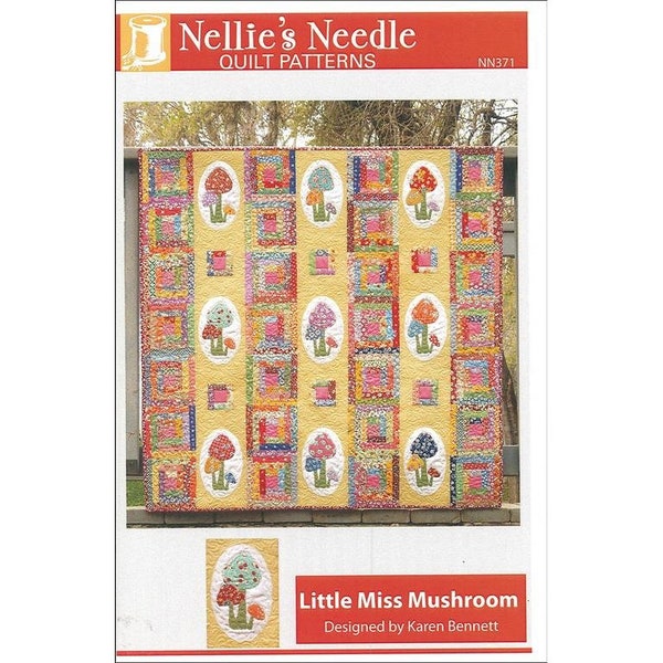 Mushroom Quilt Pattern - Etsy