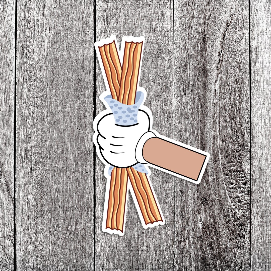 Cute Theme Park Churro Sticker /cute Foodie Sticker/ Sticker for Laptop ...