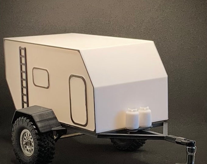 1/24, 1/18 Scale, RC Car Trailer, Camper Trailer, RC Car Accessories ...