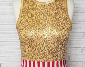 Gold Sequin Bodysuit - Etsy