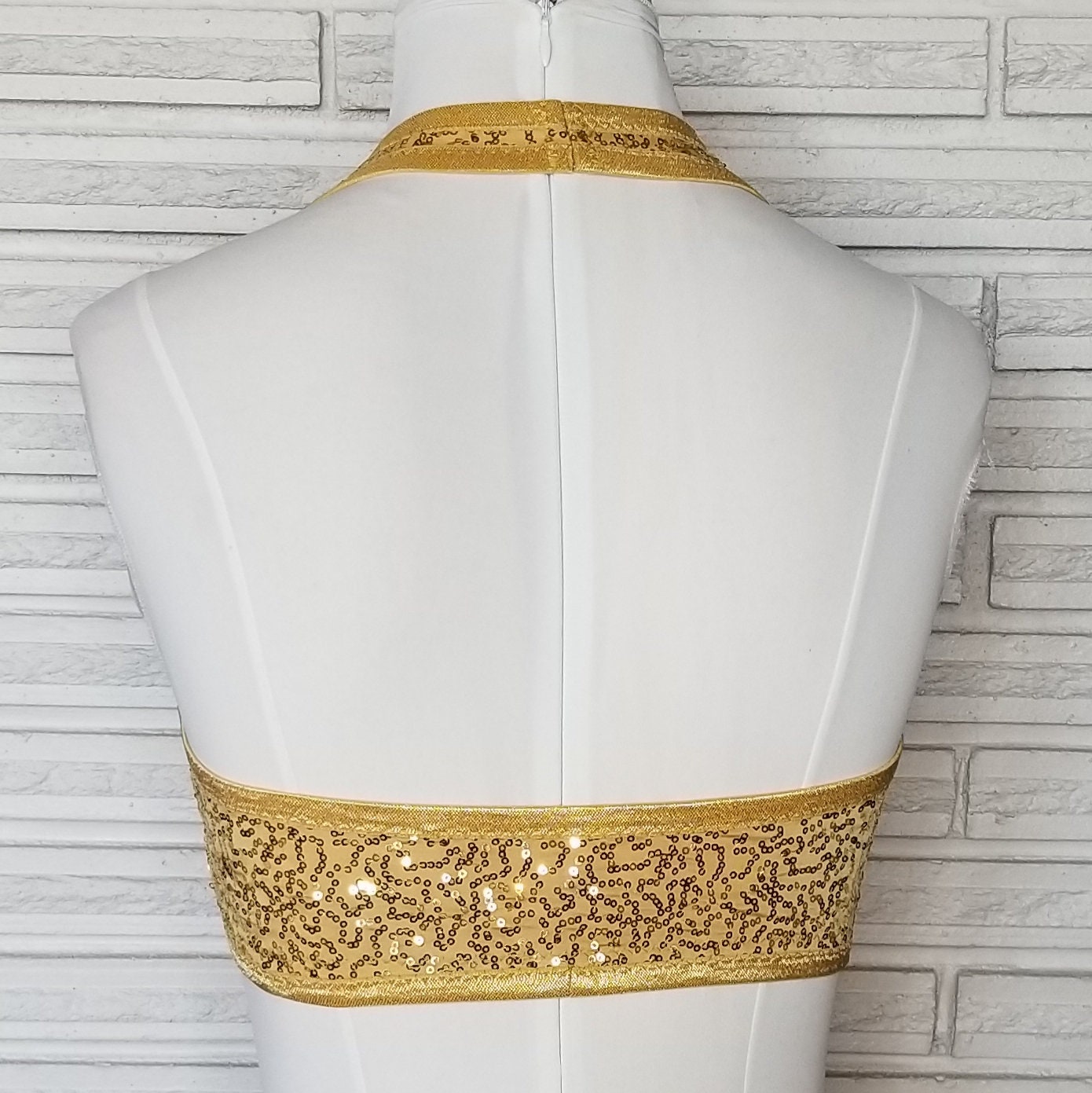 Sequin Halter Top Aerial Dance Costume Made to Order | Etsy