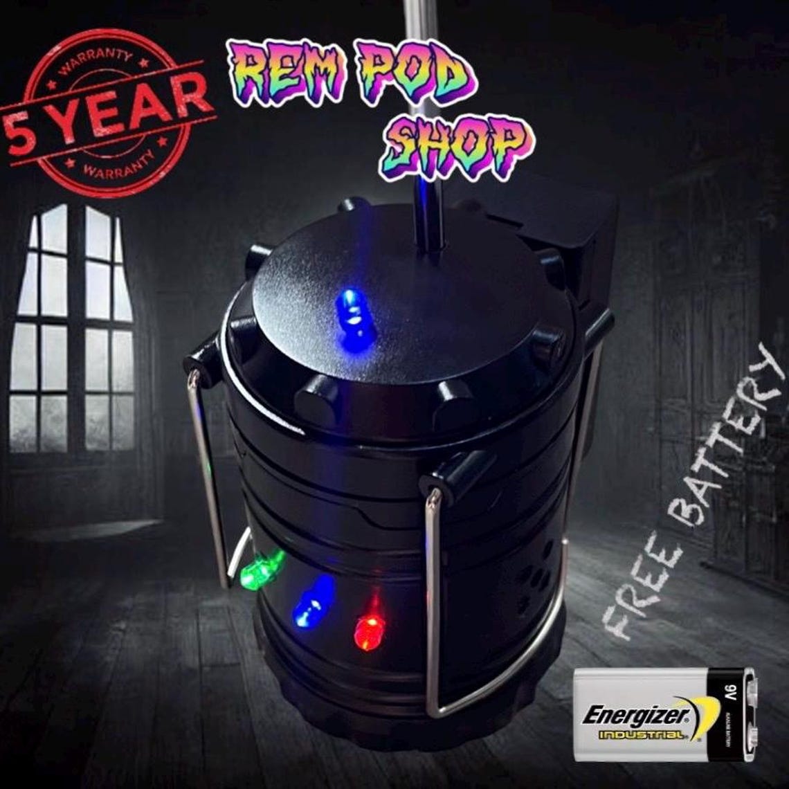 Ghost Hunting Rem Pod Blue , Red , Green 4 X Leds Paranormal Equipment ...