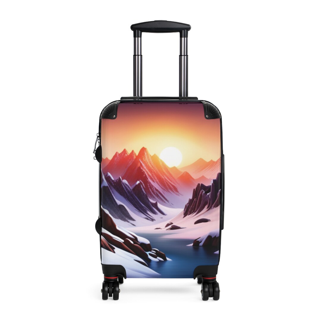 Sunset Mountain Suitcase - Etsy