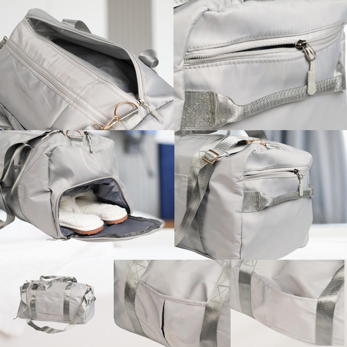 Custom Name Duffle Bag Personalized Gym Bag Weekend Bag for Women Men ...