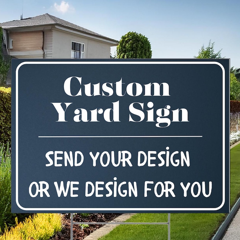 Custom Yard Sign - Etsy