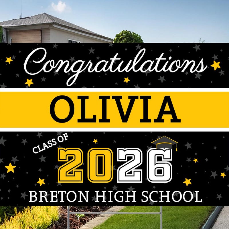 Class of 2026 Lawn Sign - Etsy