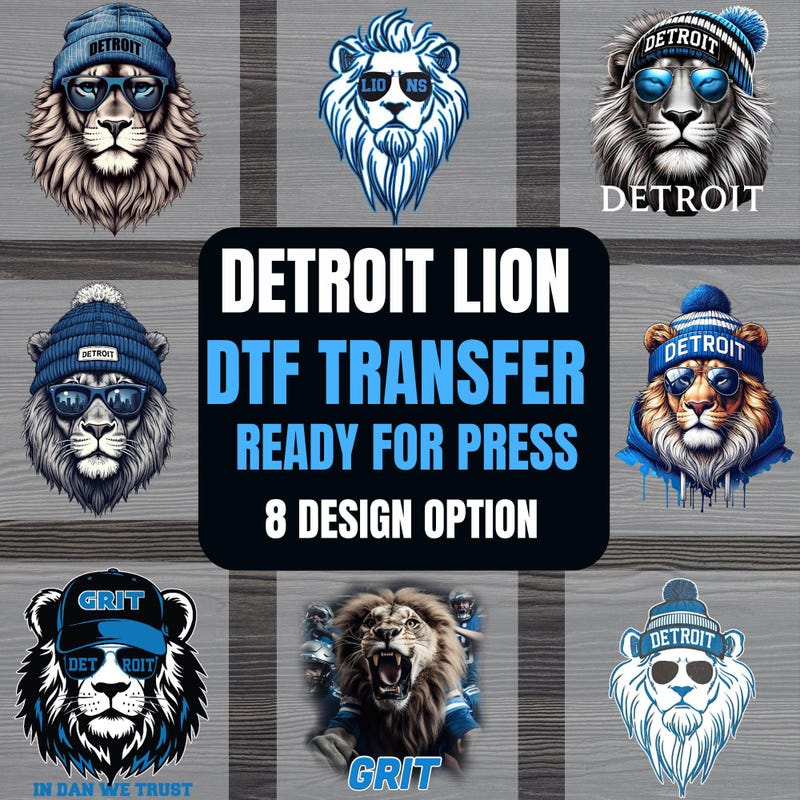 Rhinestone Transfer Lions - Etsy