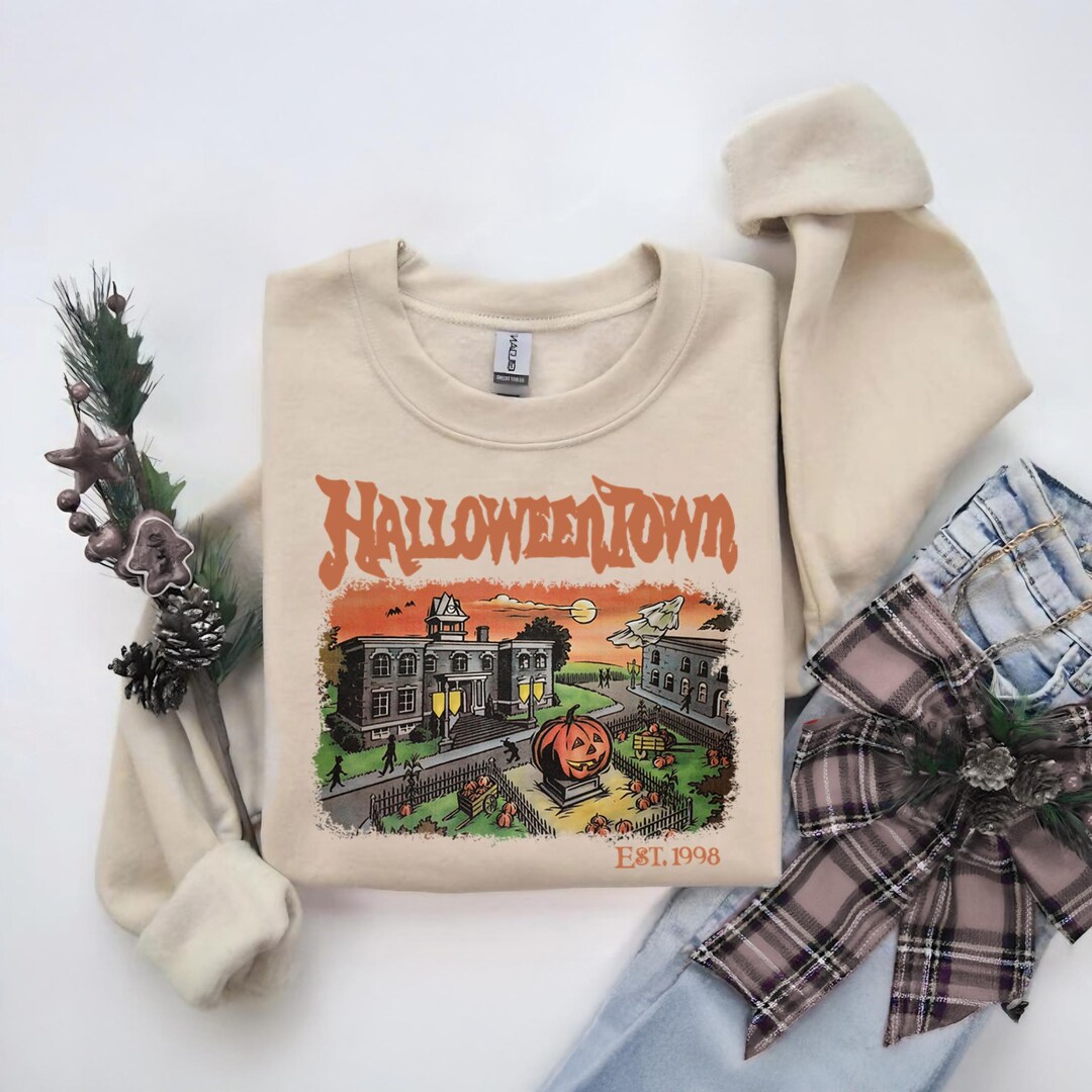 Halloweentown Shirt, Sweatshirt Tee Halloween Town, Witch Town T-shirt ...