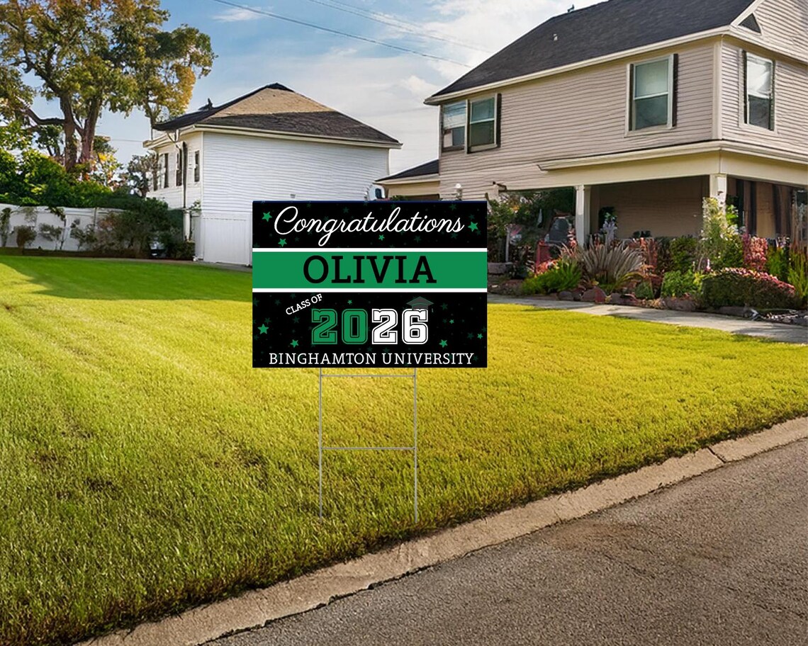 Personalized Graduation 2026 Yard Sign, Congratulations Custom Name ...