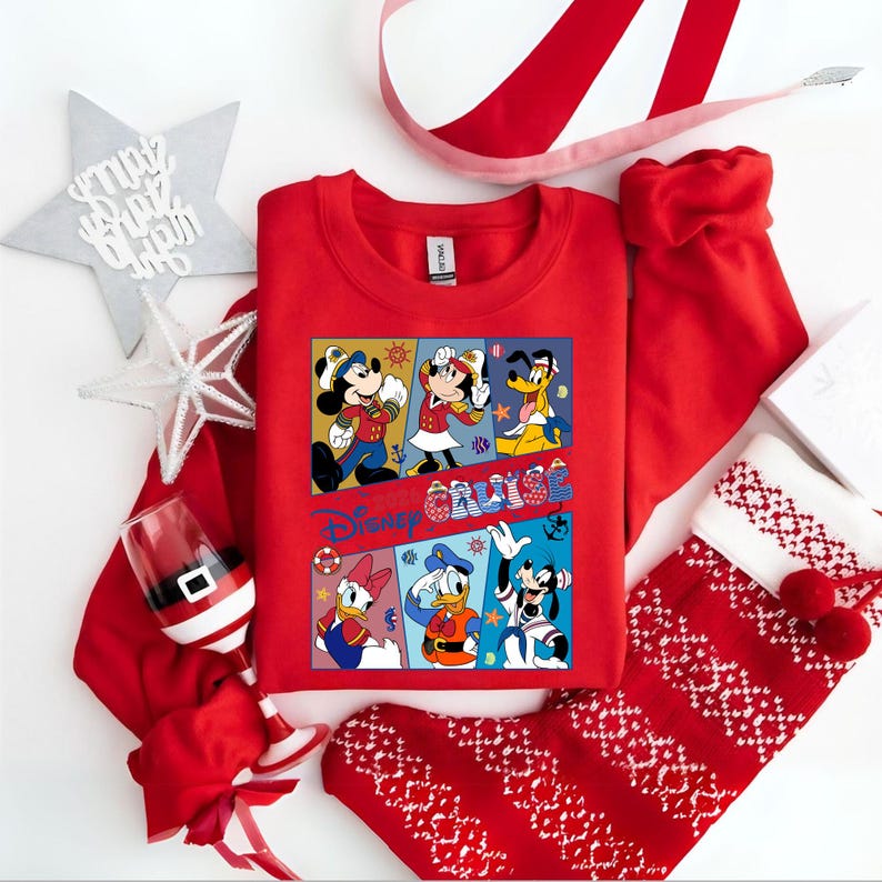 Disney Cruise 2026 Captain Minnie Mickey Donald Daisy Pluto Goofy Dtf ...