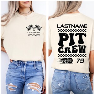 Comfort Colors Custom Racing Shirt: Personalized Pit Crew Outfit - Etsy