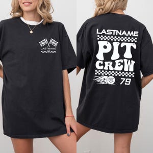 Comfort Colors Custom Racing Shirt: Personalized Pit Crew Outfit - Etsy