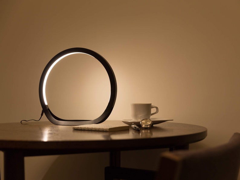 HOOP - Handcrafted Table Lamp - Bedside Lamp - Etsy