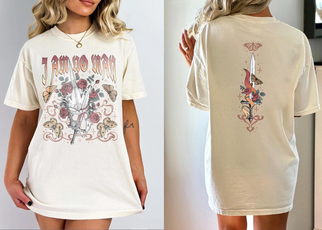 I Am No Man Png, LOTR Png, Fantasy Reader Png, Eowyn Shirt, Book Quote ...