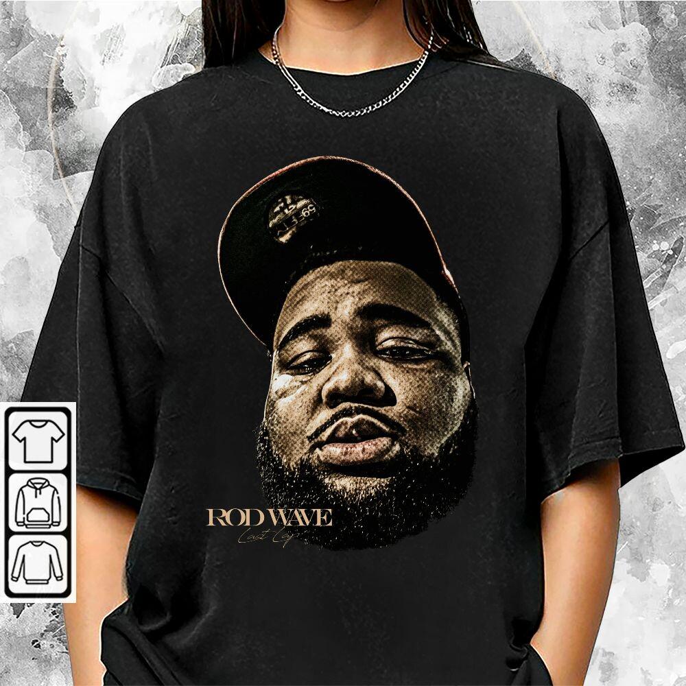 Blvckstyle Rod Wave Shirt, Rod Wave Face Last Lap Concert Tour, Rod ...