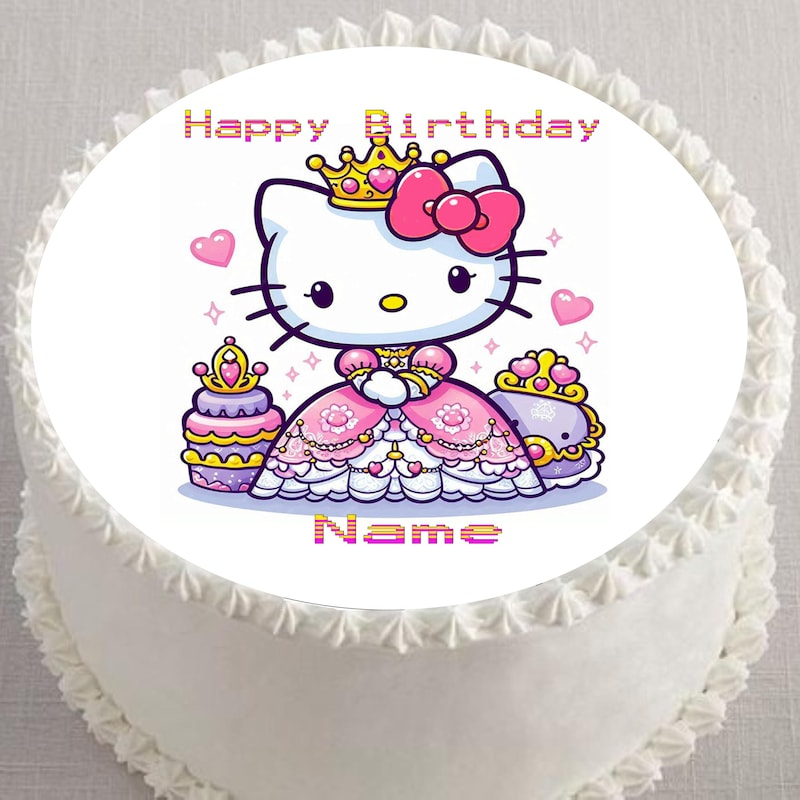 Hello Kittys Cake Topper - Etsy