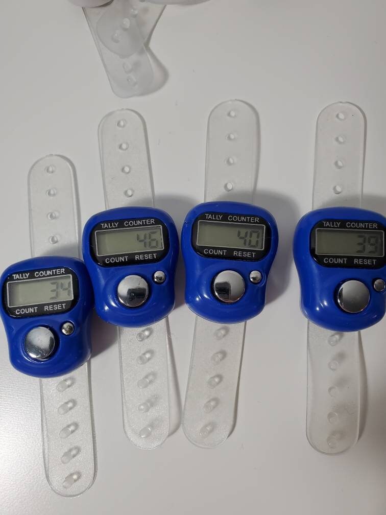 Stitch Counter, Digital Row Counter - Finger Tally Count With Screen ...