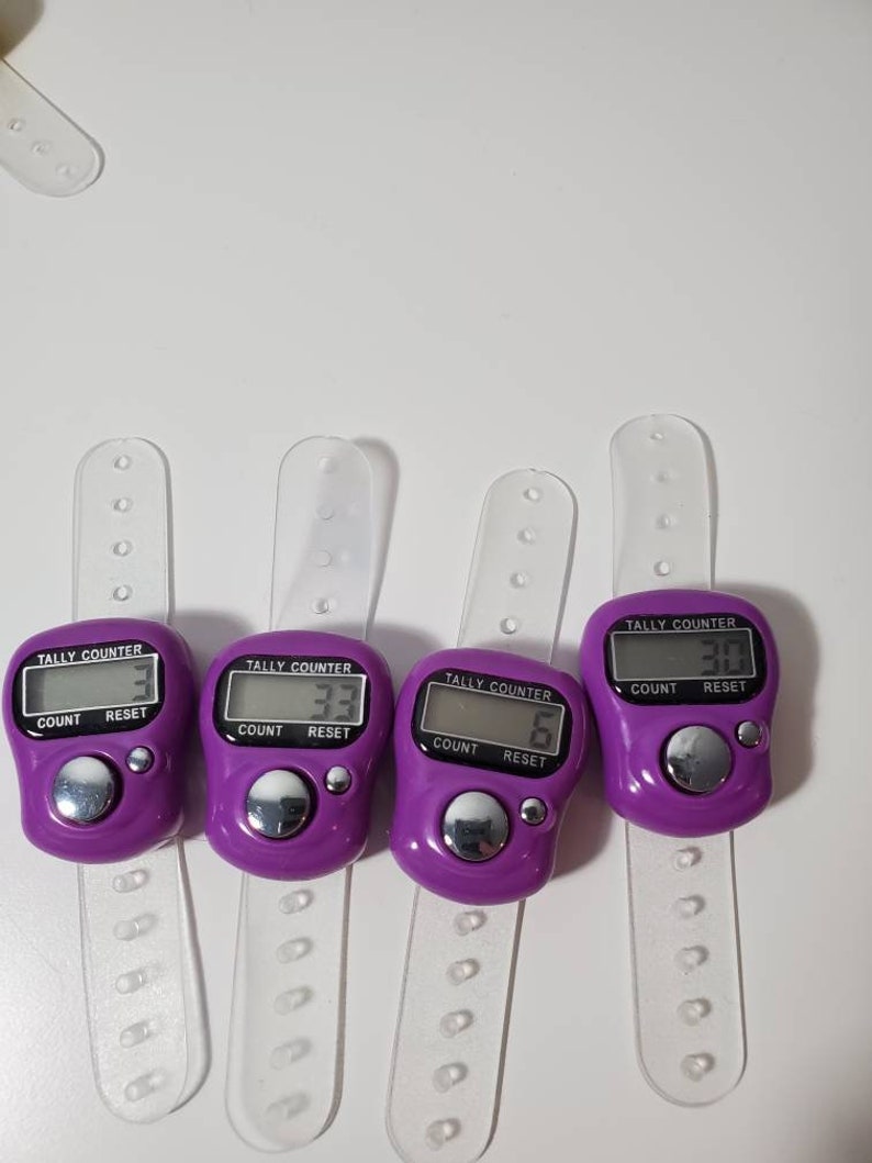 Stitch Counter, Digital Row Counter - Finger Tally Count With Screen ...