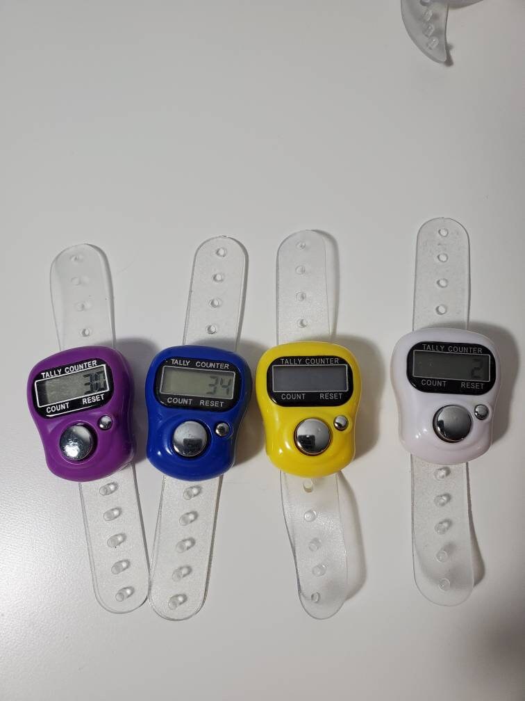 Stitch Counter, Digital Row Counter - Finger Tally Count With Screen ...