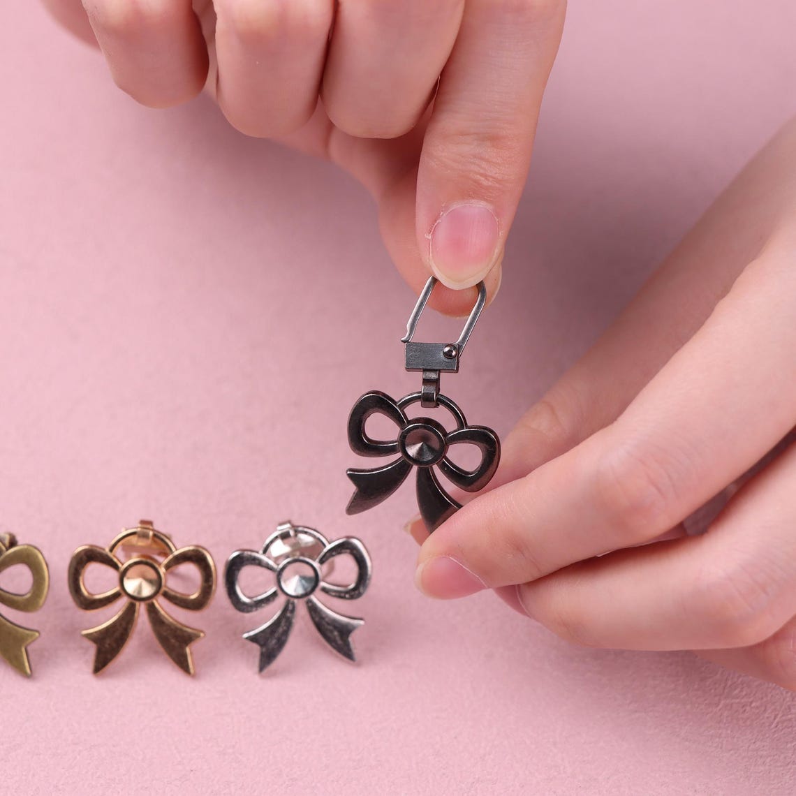 Metal Bow Zipper Pull｜bowknot Zipper Puller｜zipper Pull Replacement｜zip ...