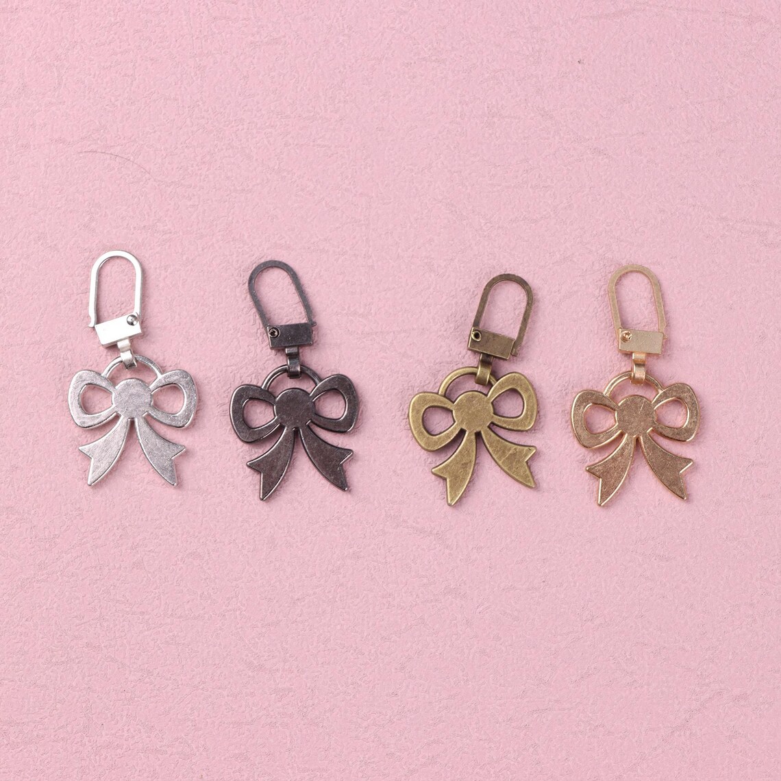 Metal Bow Zipper Pull｜bowknot Zipper Puller｜zipper Pull Replacement｜zip ...