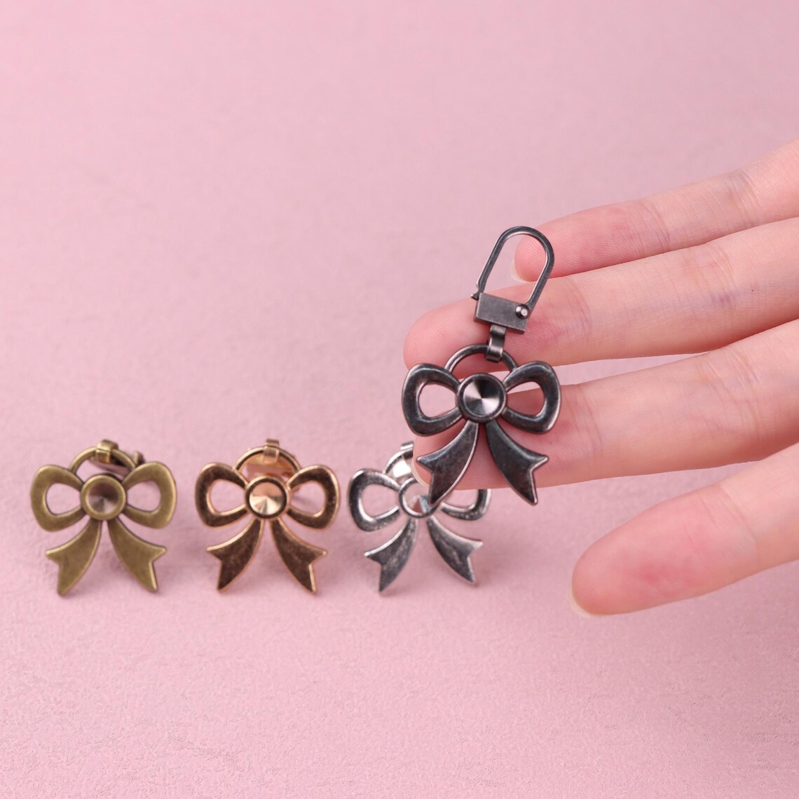 Metal Bow Zipper Pull｜bowknot Zipper Puller｜zipper Pull Replacement｜zip ...