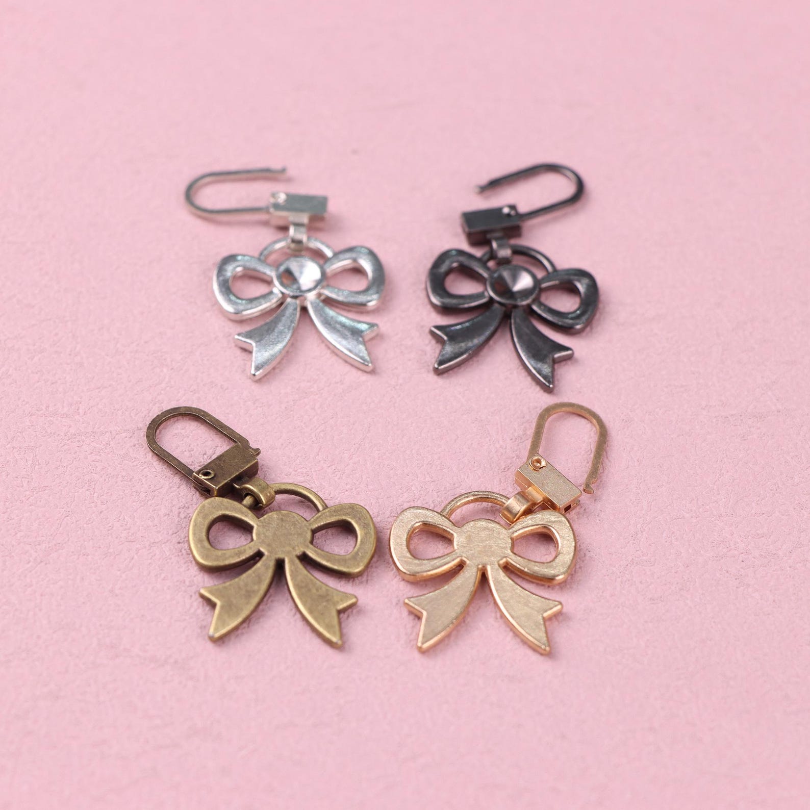 Metal Bow Zipper Pull｜bowknot Zipper Puller｜zipper Pull Replacement｜zip ...