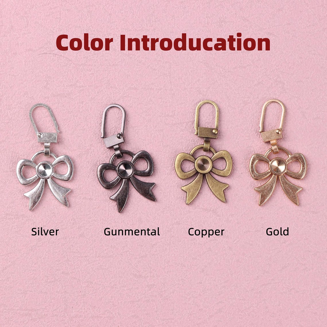 Metal Bow Zipper Pull｜bowknot Zipper Puller｜zipper Pull Replacement｜zip ...