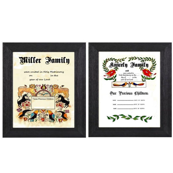 Family Record - Etsy